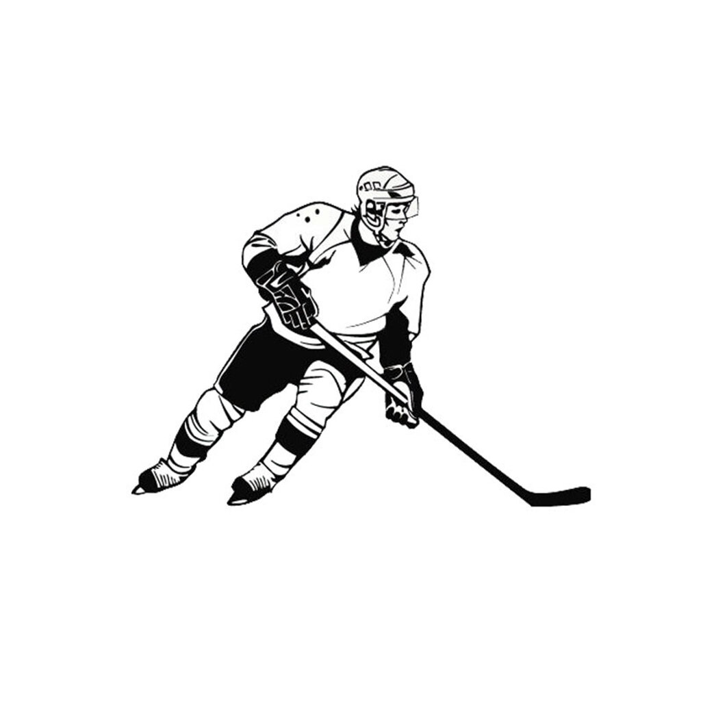 Наклейки для стайлинга автомобилей 16x11 см, Спортивные наклейки для хоккея на льду, Наклейки для декора стен