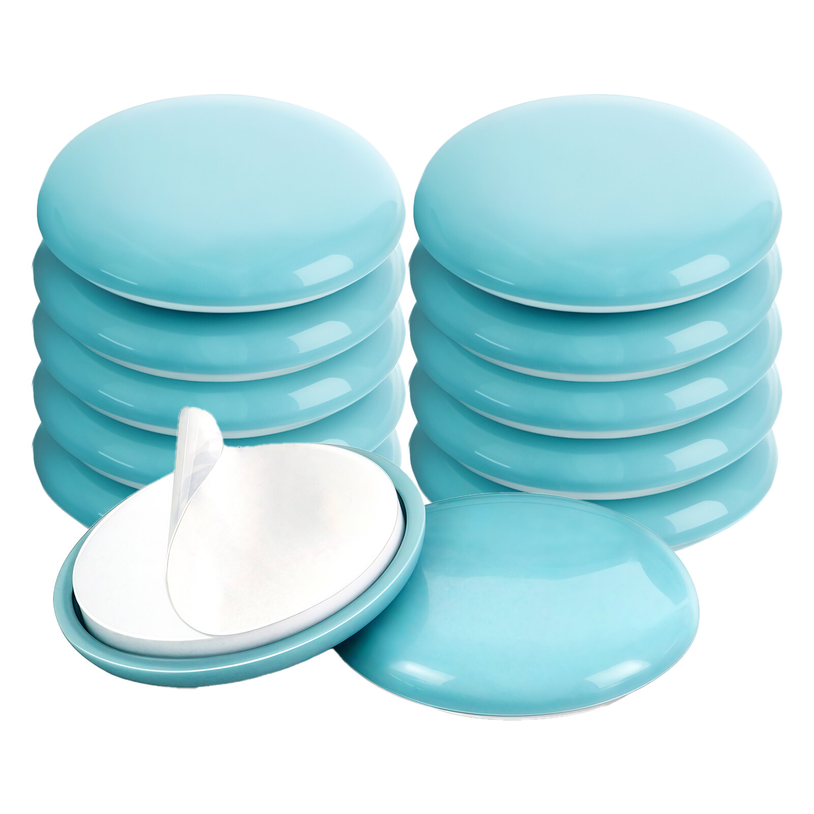 25 мм Автоматические клейкие накладки для мебели тихое перемещение 12 шт