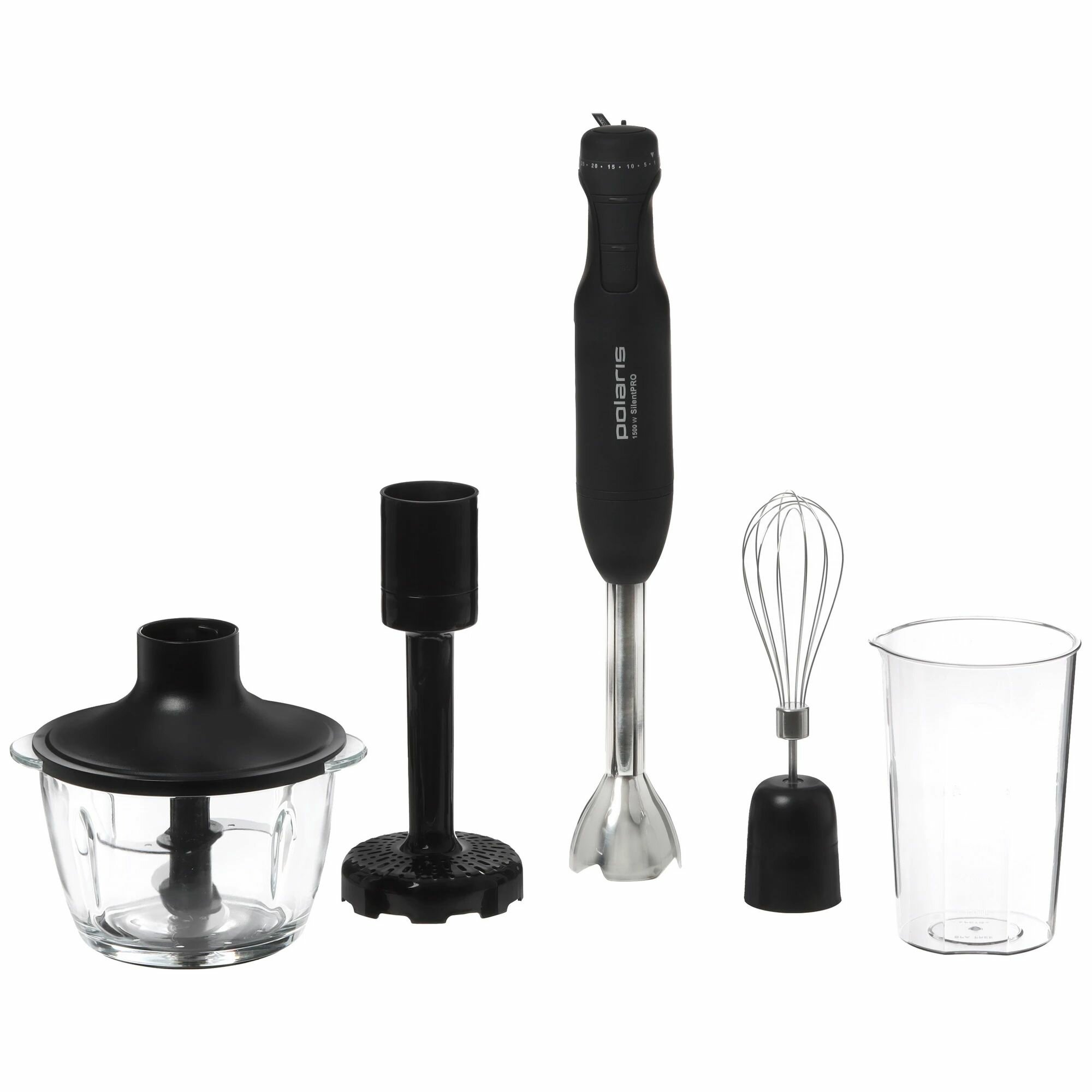 Блендер Polaris PHB 1517GL, мощность 1500Вт, 25 скоростей, черный