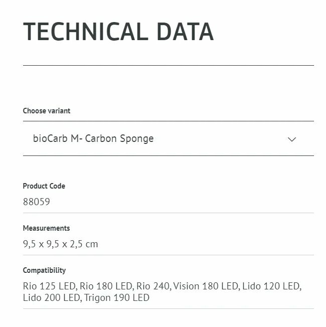 Фильтр JUWEL BioCarb M 3.0