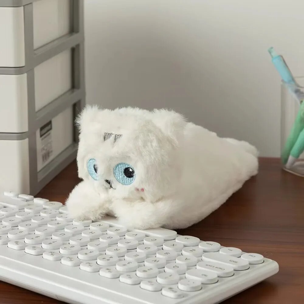 Пенал для карандашей белый кот ATMA32L22 Blue eyed cat