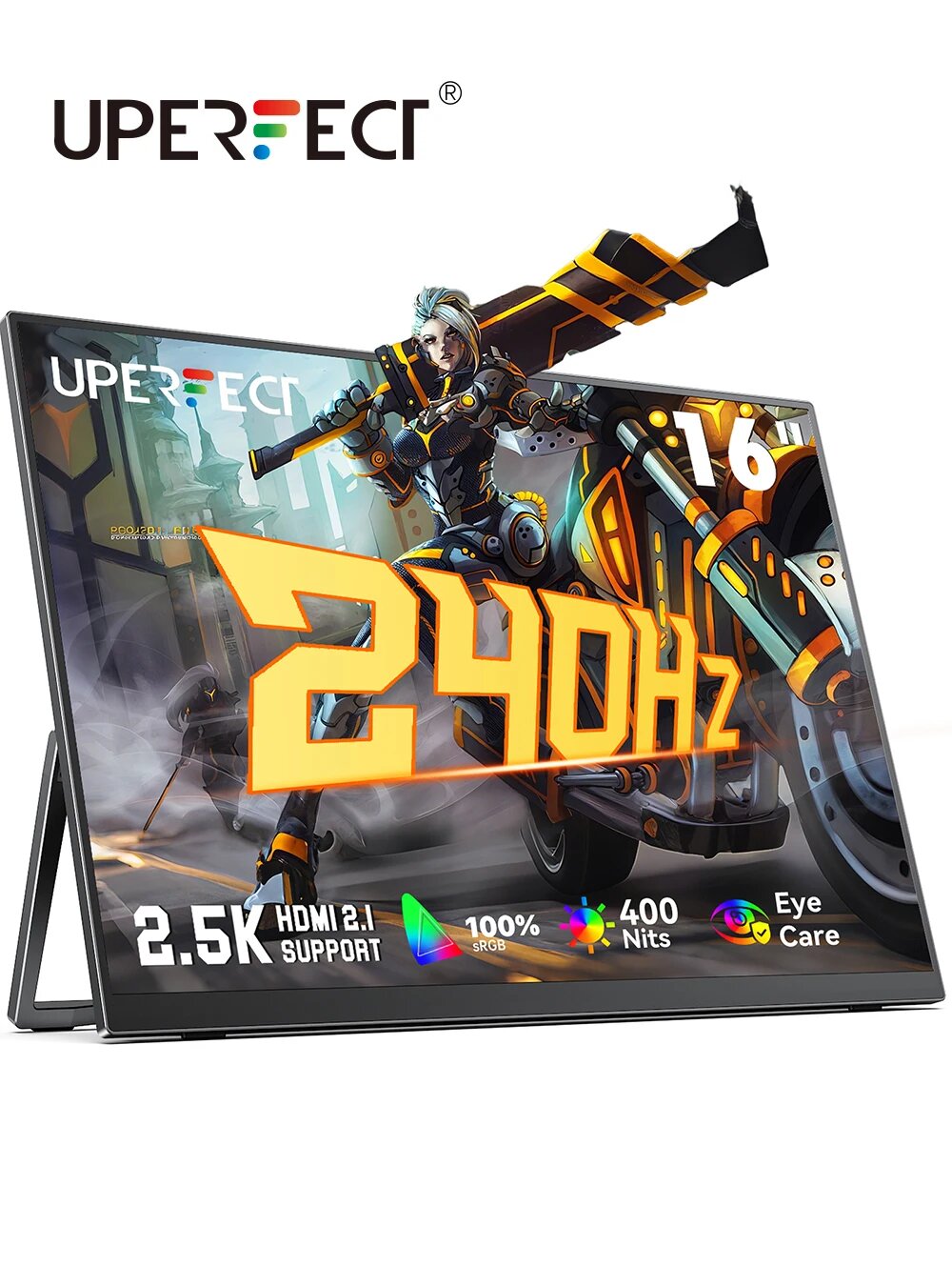 UPERFECT 16" 2K 240Гц портативный монитор Европейская вилка (EU Plug)