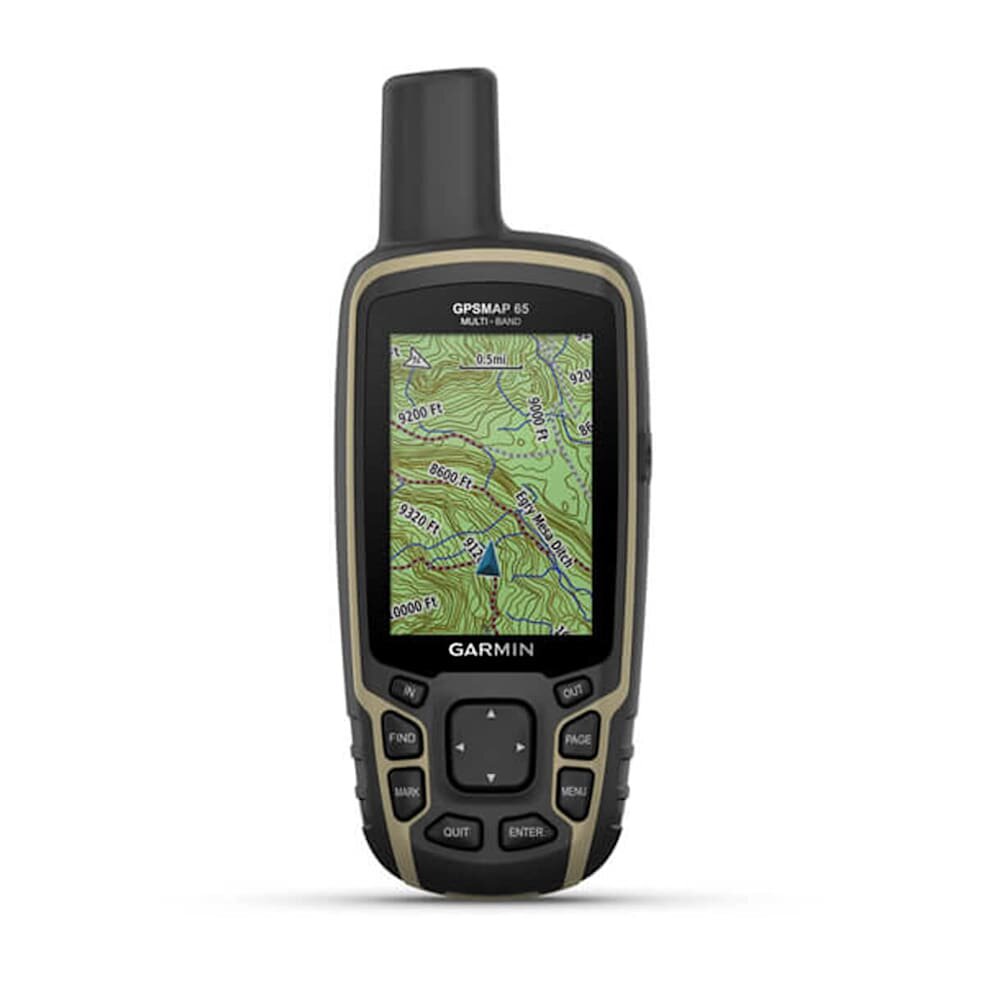 Навигатор Garmin GPSMAP 65, водонепроницаемый, цветной дисплей