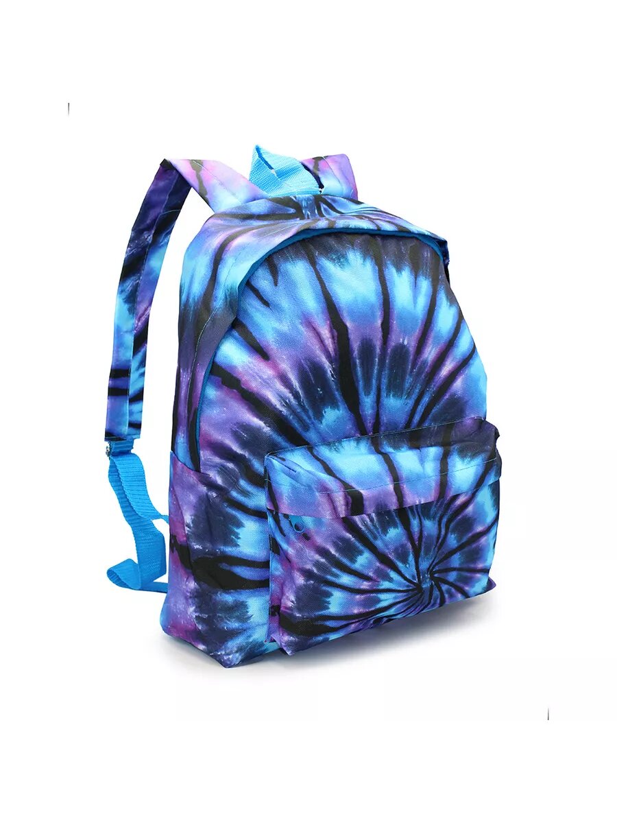 Рюкзак CENTRUM "Тай-Дай", мягкий, 1 отдел, на молнии, голубой/синий, полиэстер 39*30*14 см