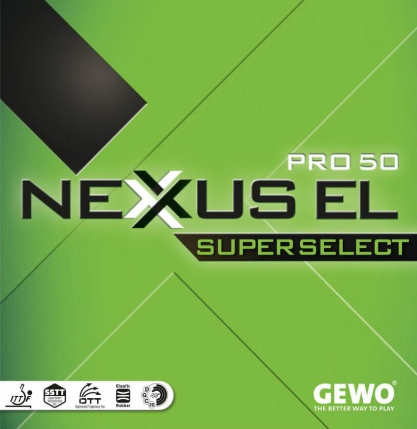 Накладка Gewo Nexxus EL Pro 50 Super select (толщина MAX, черная)