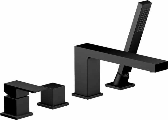 Смеситель на борт ванны Timo Selene 2130/03Y, черный