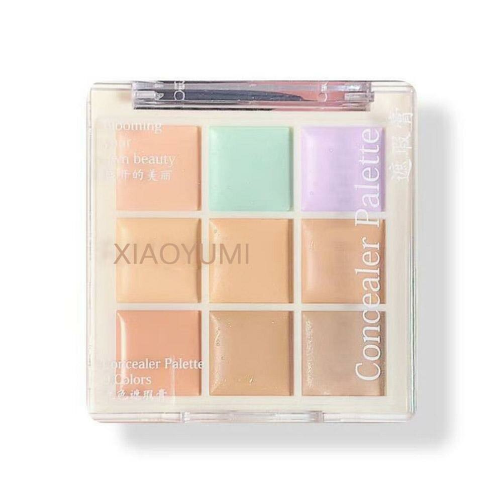 Палитра консилеров из девяти цветов