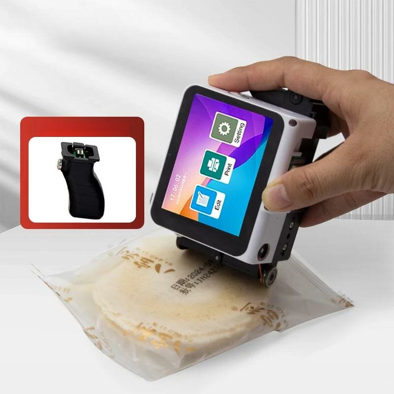 Машинка для кодирования: многоязычный ручной мини-портативный струйный принтер для этикеток, с поддержкой даты, номера партии, шаблонов, символов, универсальными чернилами