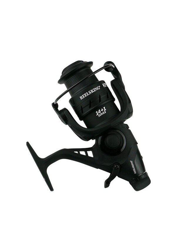 Рыболовная катушка KP5000 с двойным тормозом. Металлическая мелкая шпуля и конструкция с нулевым зазором для дальних забросов.