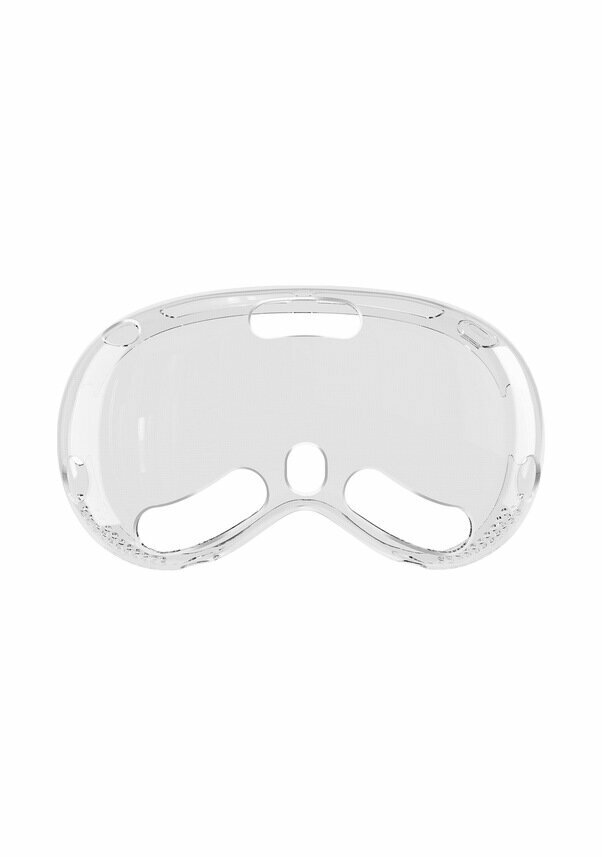 Защитный чехол из термополиуретана для очков виртуальной реальности Vision Pro, приятный на ощупь, прозрачный, черный