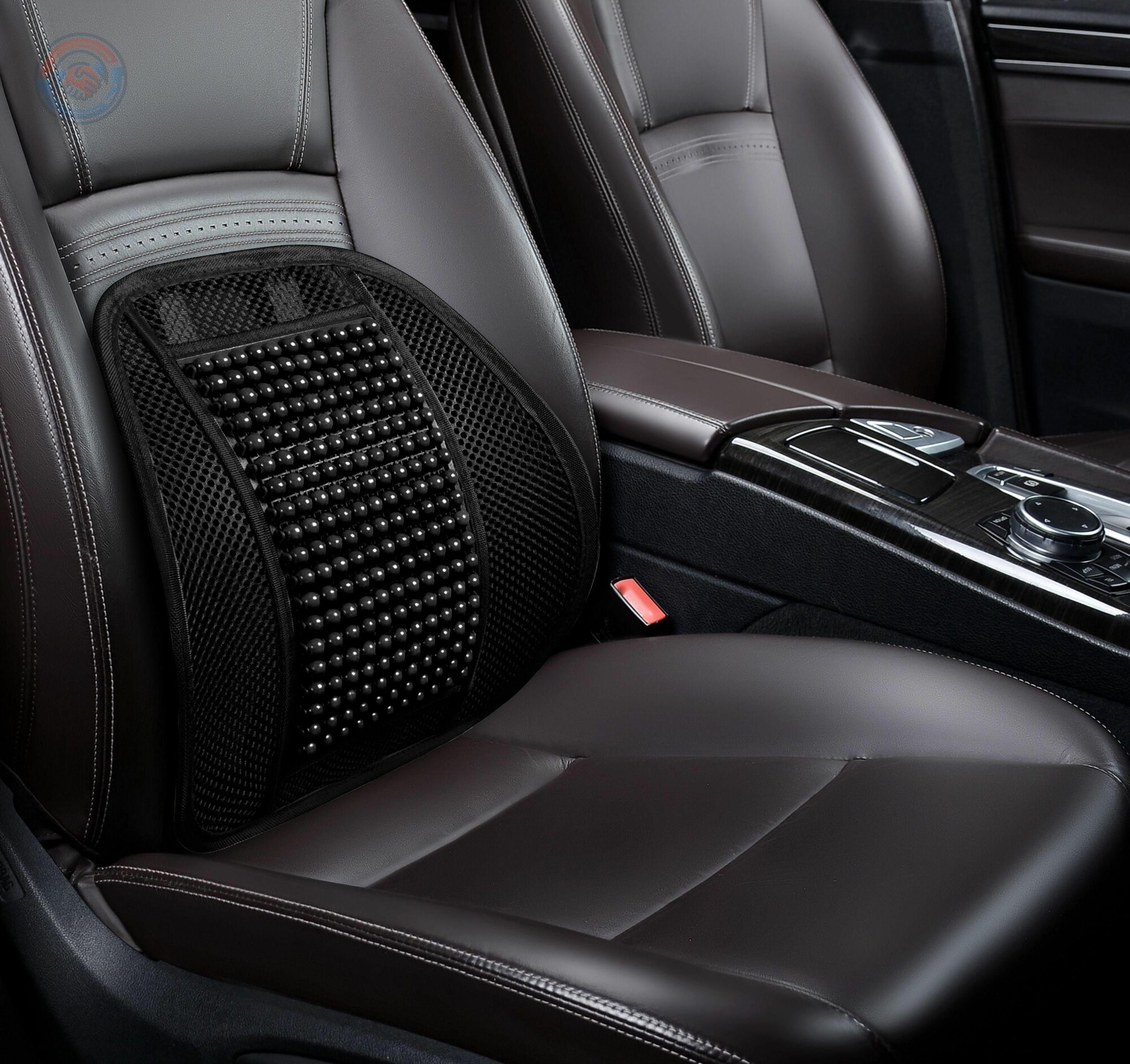 Универсальная массажная накидка с деревянными шариками для автомобиля и офисного кресла — поддержка поясницы и снятие усталости при длительном сидении