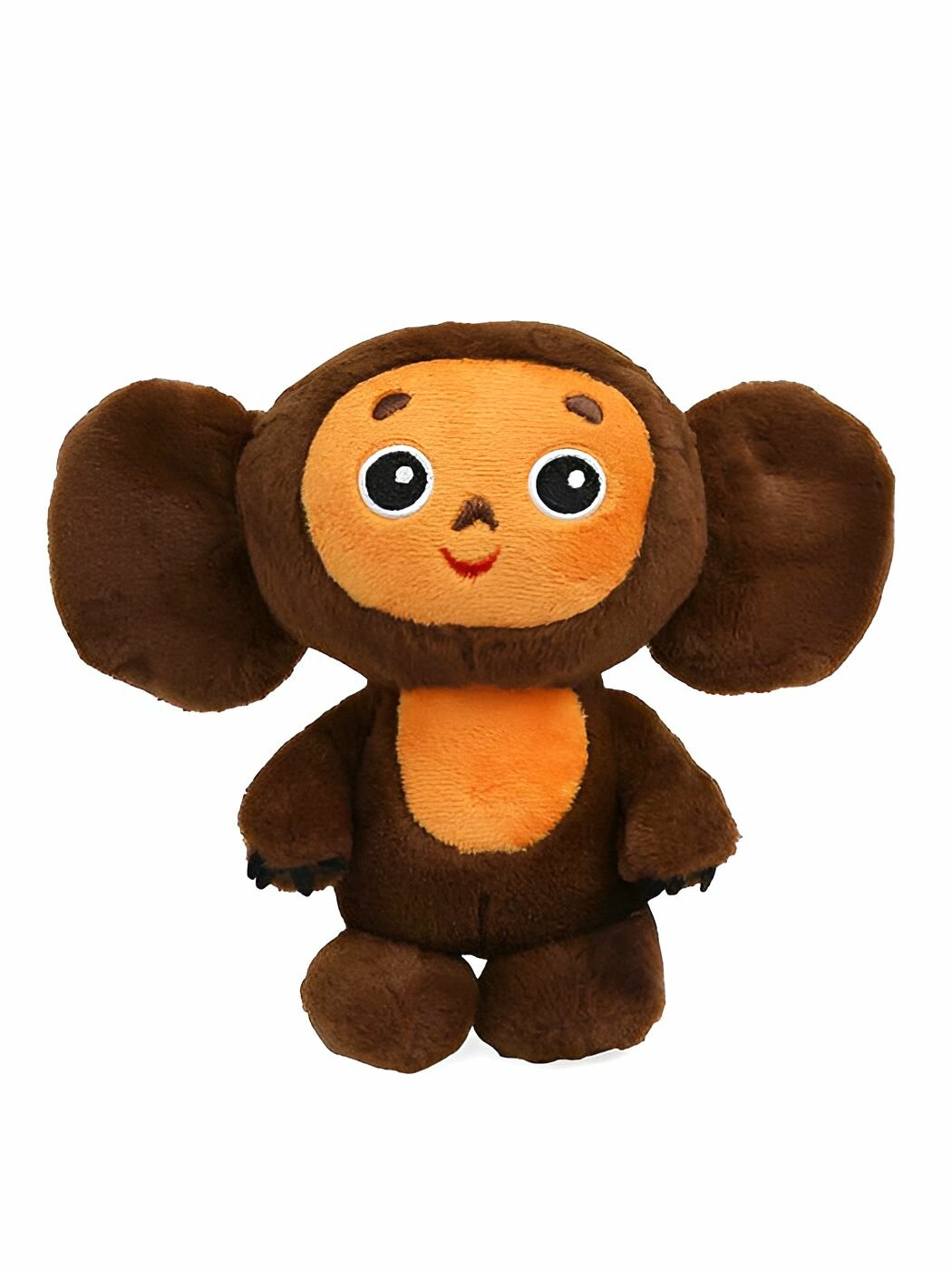 Милая мягкая игрушка "Союзмультфильм. Чебурашка", развивающая тактильная игрушка-фигурка для малышей, без музыкального чипа, 17 см.