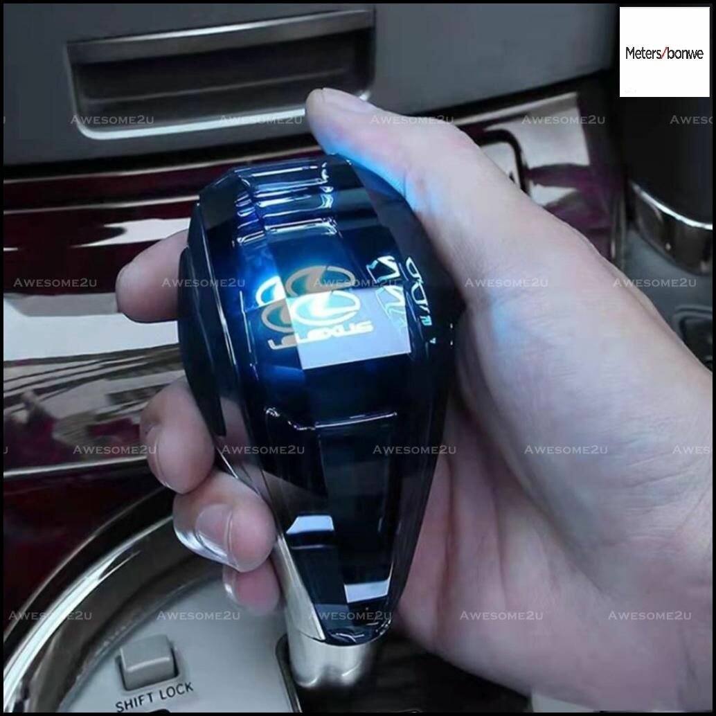 Новые хрустальные автомобильные ручки, ручка переключения передач, рычаг ручки, головка со светодиодом для Toyota Benz Mitsubishi Mazda Lexus