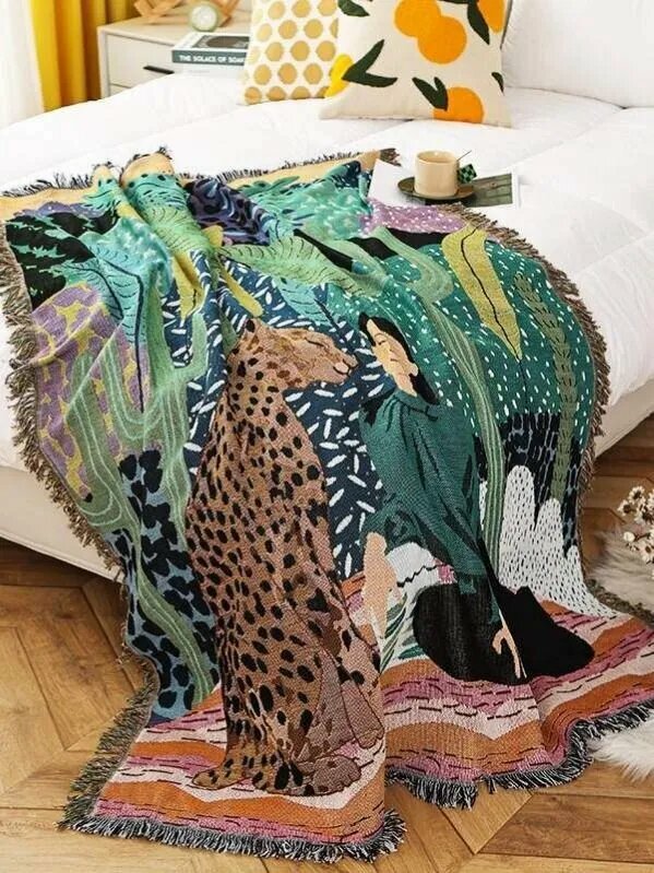 Плед-пончо , Полиэфирное волокно, 160 см х 130 см