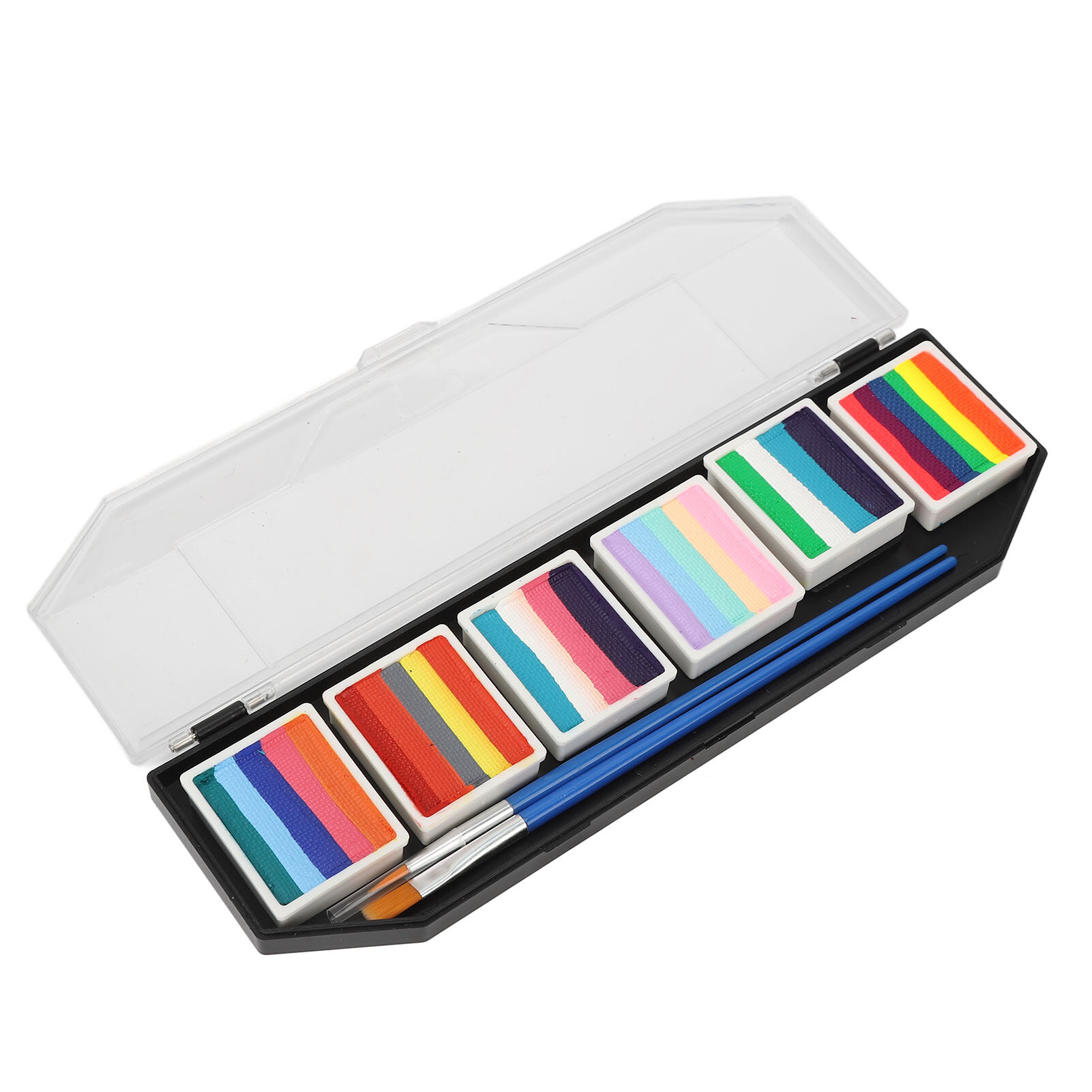 Палитра для тела 60г с 6 типами, моющиеся краски для лица, идеальна для детей и косплея