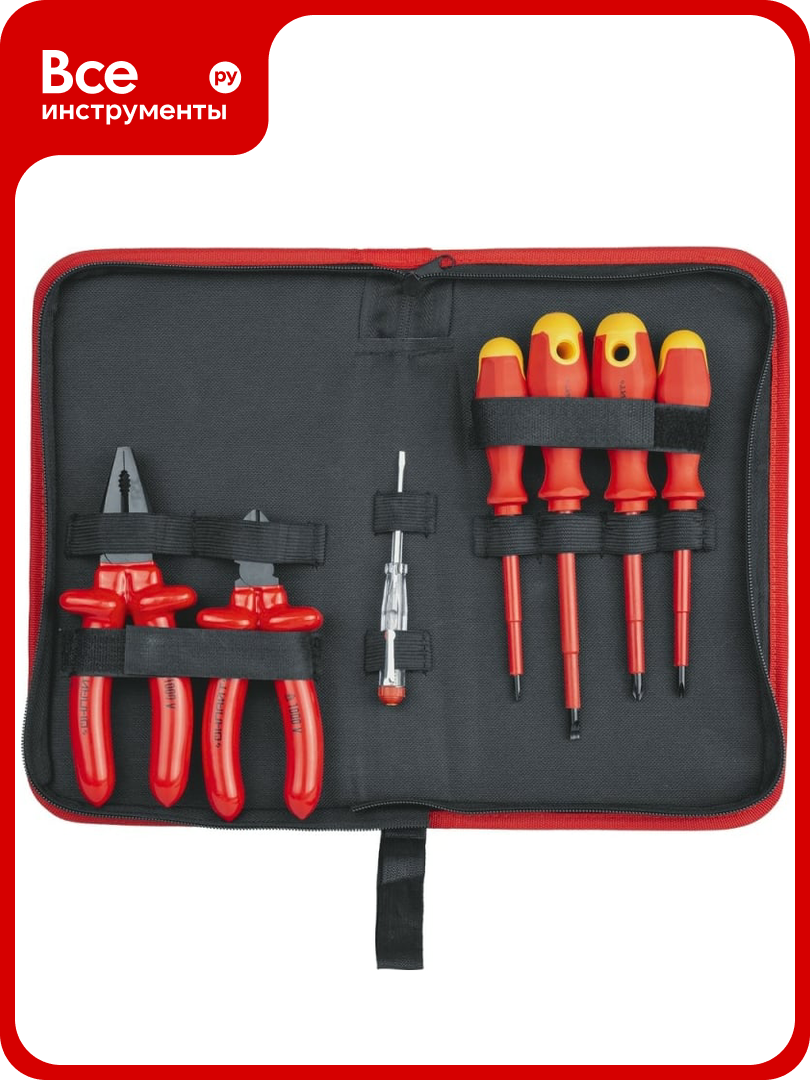 Набор инструмента ОНЛАЙТ82 970 OHT-Ind02-H7 диэлектрические, 7 шт 82970, хром