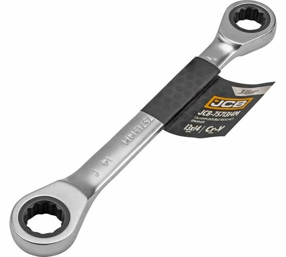 Ключ накидной трещоточный 13х14мм JCB