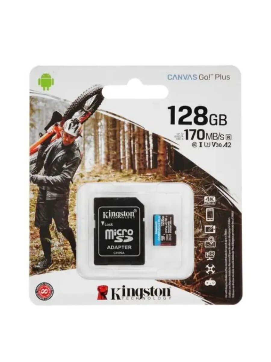 Canvas Go! Plus microSDXC 128 ГБ SDCG3/128GB Class 10