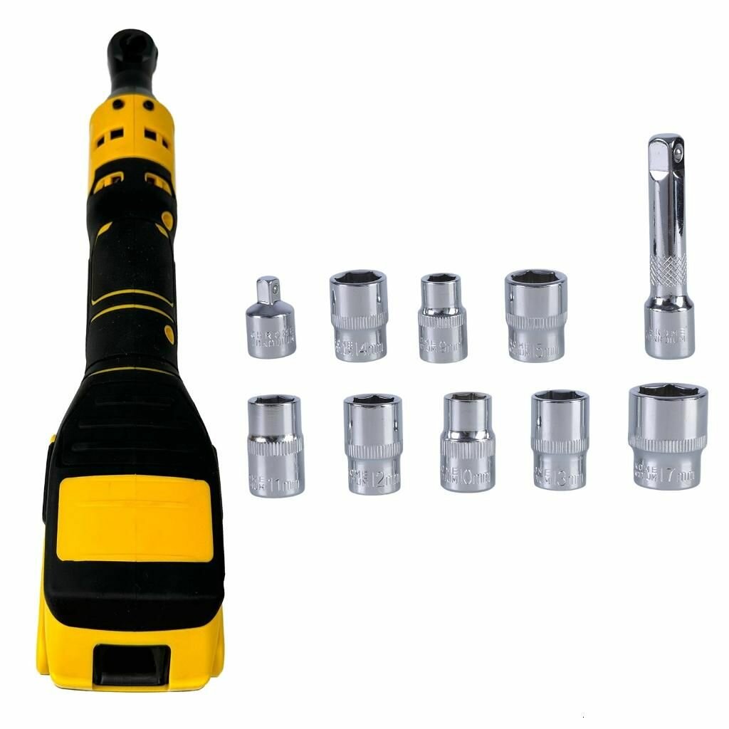 Набор инструментов-Торцевой ключ с храповиком из голого металла с гнездом