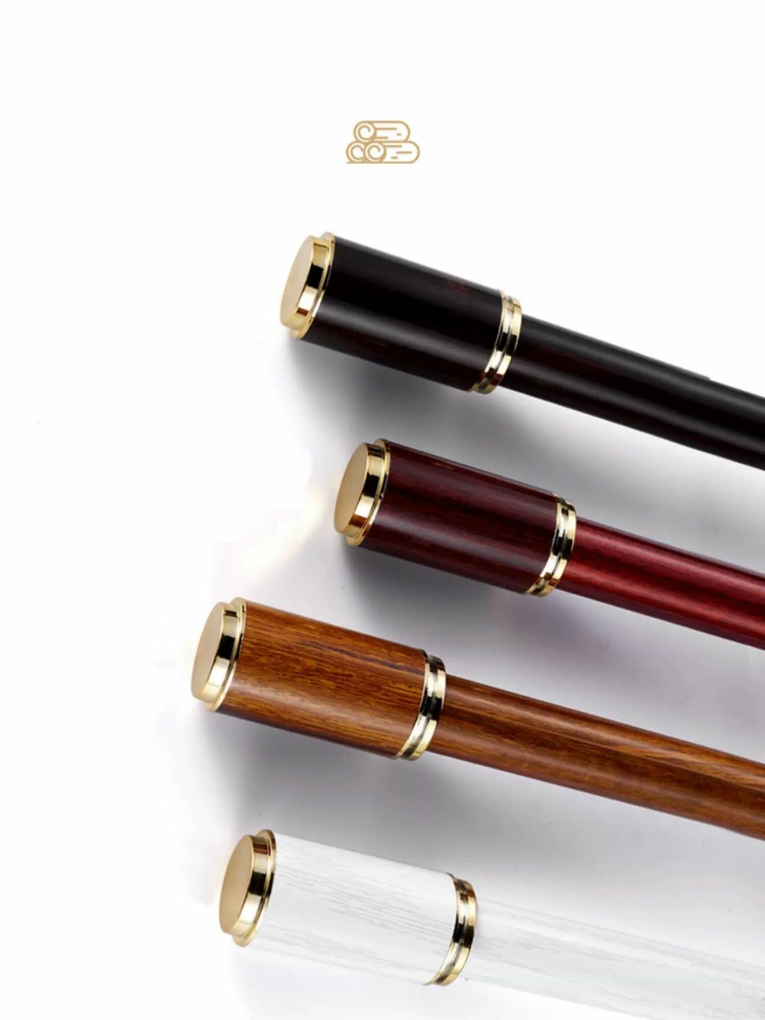 Усиленный алюминиевый карниз с текстурой дерева, настенный