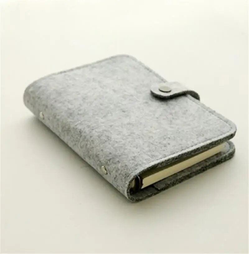Фетровый блокнот A5/A6 Light gray Shell, A5