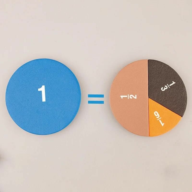 Обучающие игрушки по математике для изучения дробей