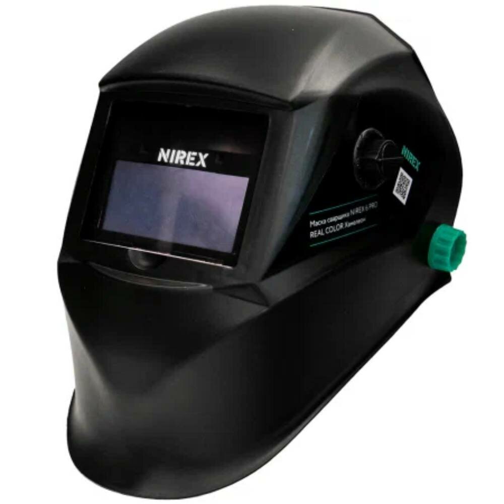 Маска сварщика хамелеон NIREX NWM 6 PRO REAL COLOR, 93х43 мм, 5-8/9-13 DIN
