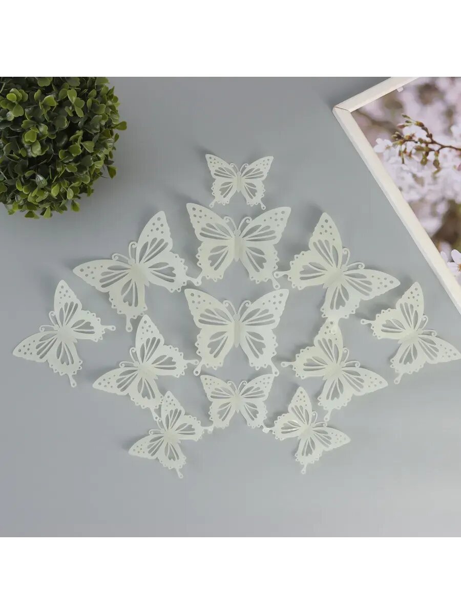 Магнит Бабочки светящиеся