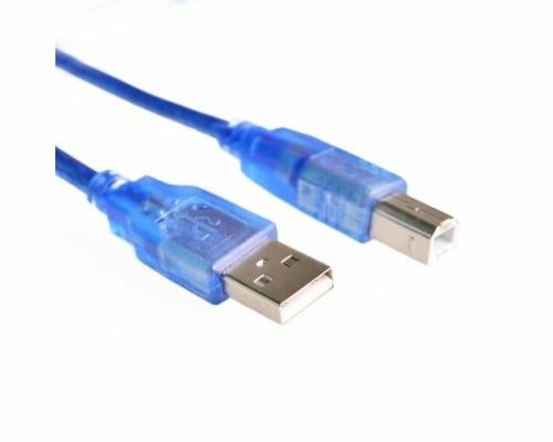 Кабель USB Type-B, 30 см экранированный