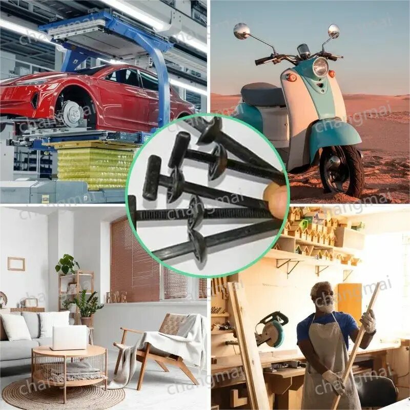 Болты, гайки, хомуты, стяжки, 150 шт.