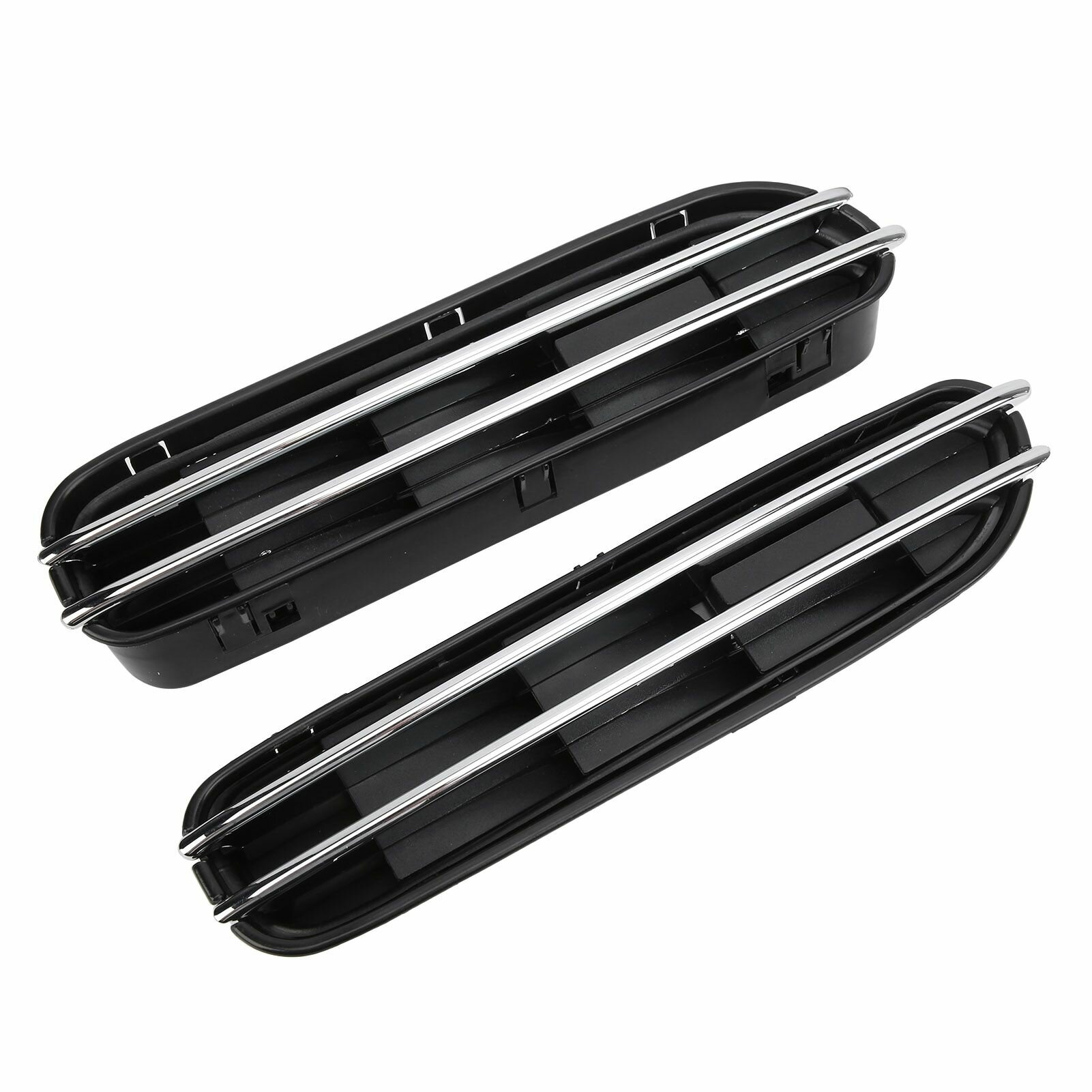 Декоративные накладки "воздуховоды" на крылья BMW E60 M5, хром