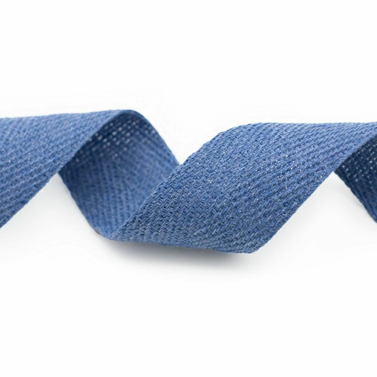 Лента Красная лента Киперная, хлопчатобумажная, рисунок 5328, 7,8 г/м, 03 мм, 25 м, цвет 15, Джинсовый, С3867Г17