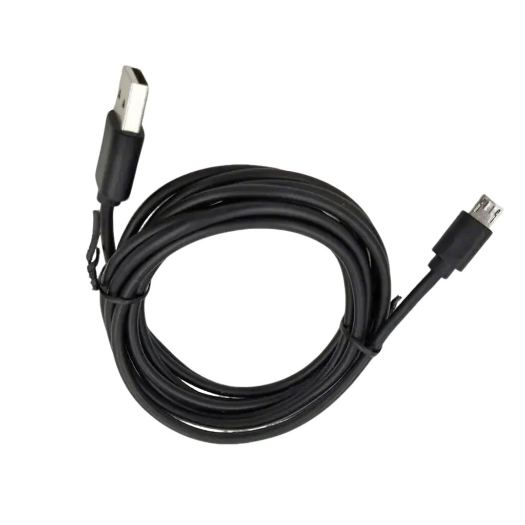 Зарядный кабель для данных мощности контроллера синхронизированный провод шнура черный