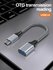 OTG адаптер USB-C - USB 3.0 серый