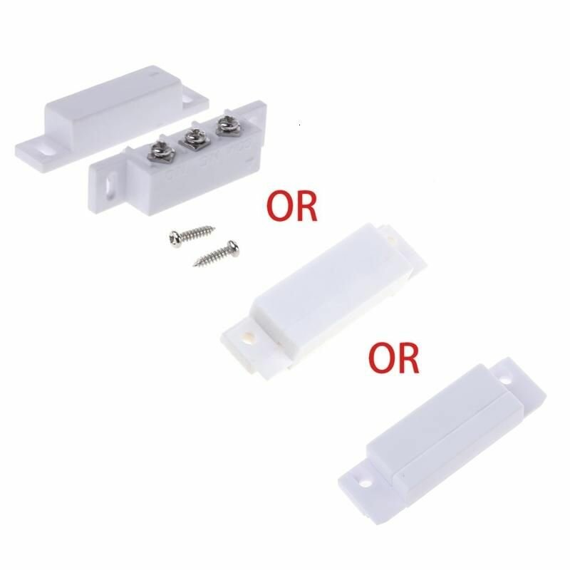 Дверной магнитный контактный выключатель, Белый