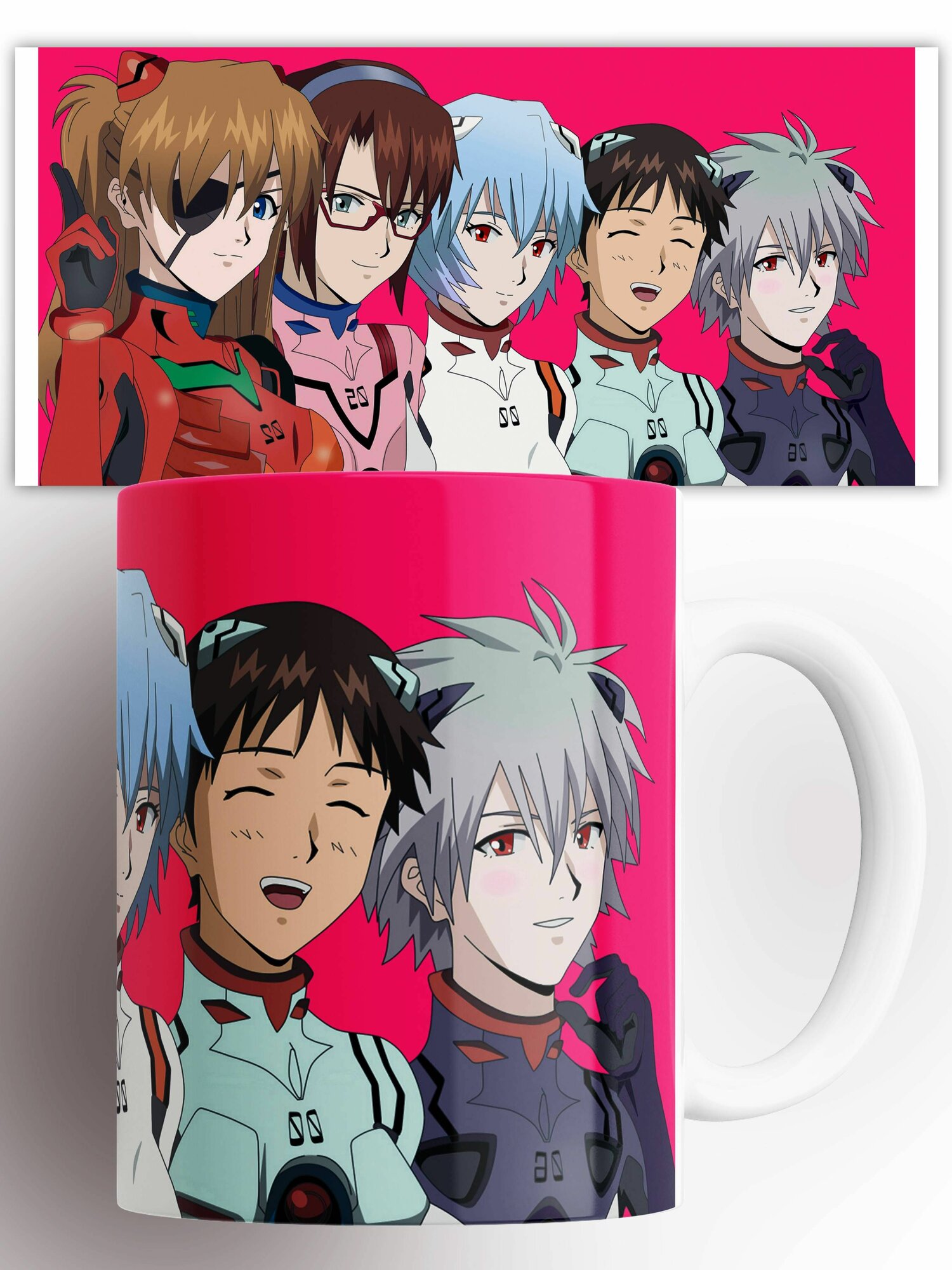 Кружка аниме Евангелион Evangelion 330 мл