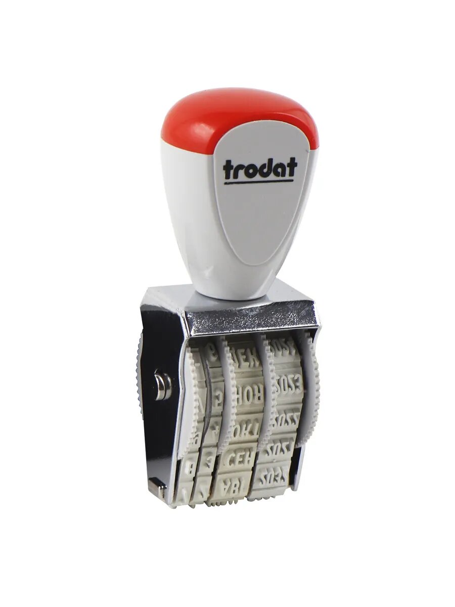 Датер с цифрами и буквами