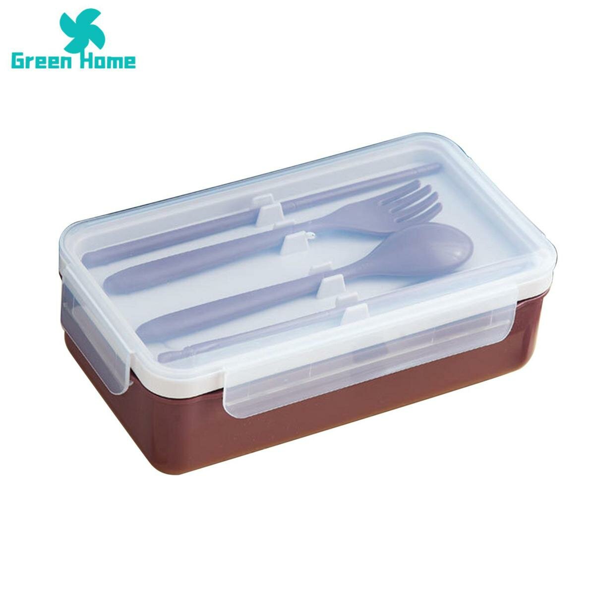 Green Home Bento Case Tightly Герметичный Сохраняет Свежесть Портативный Контейнер Для Обеда