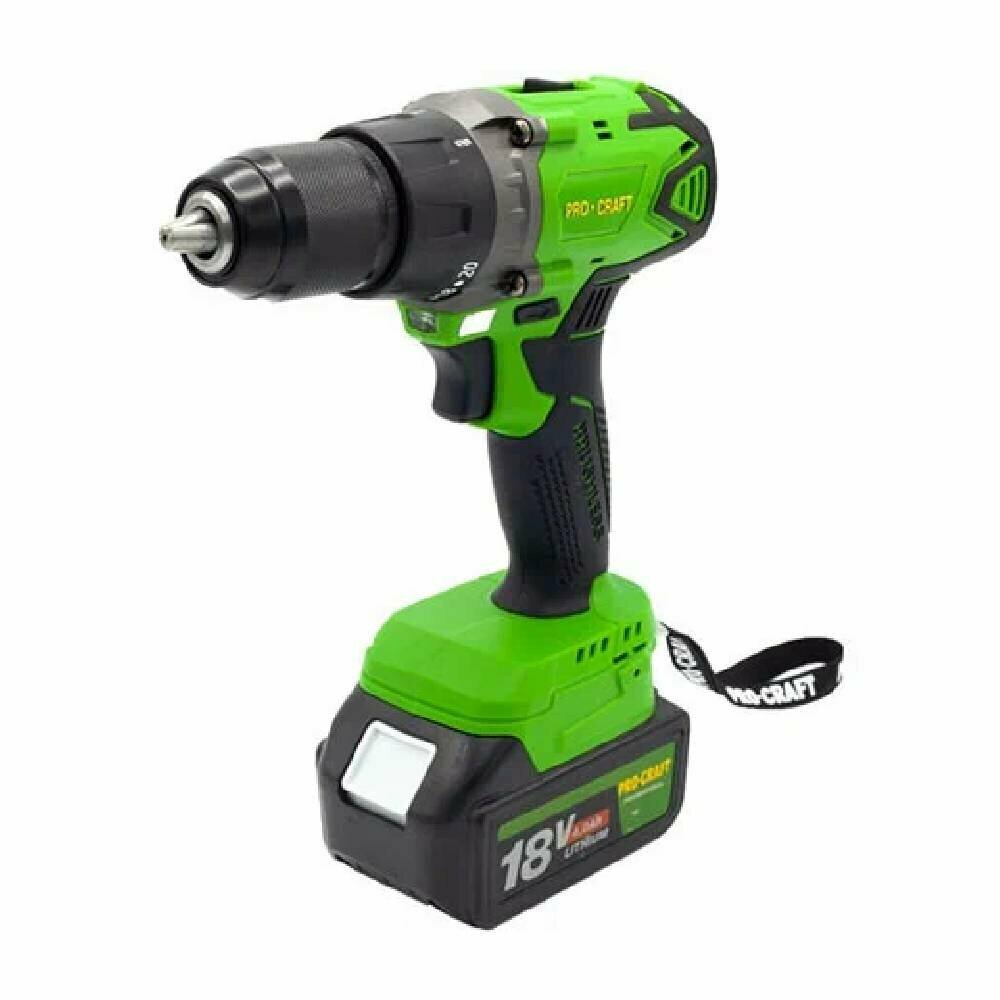 Аккумуляторный шуруповерт Procraft PA18BL Extra 20 В, 2х4.0 Ач (бесщеточный), 45 Hm