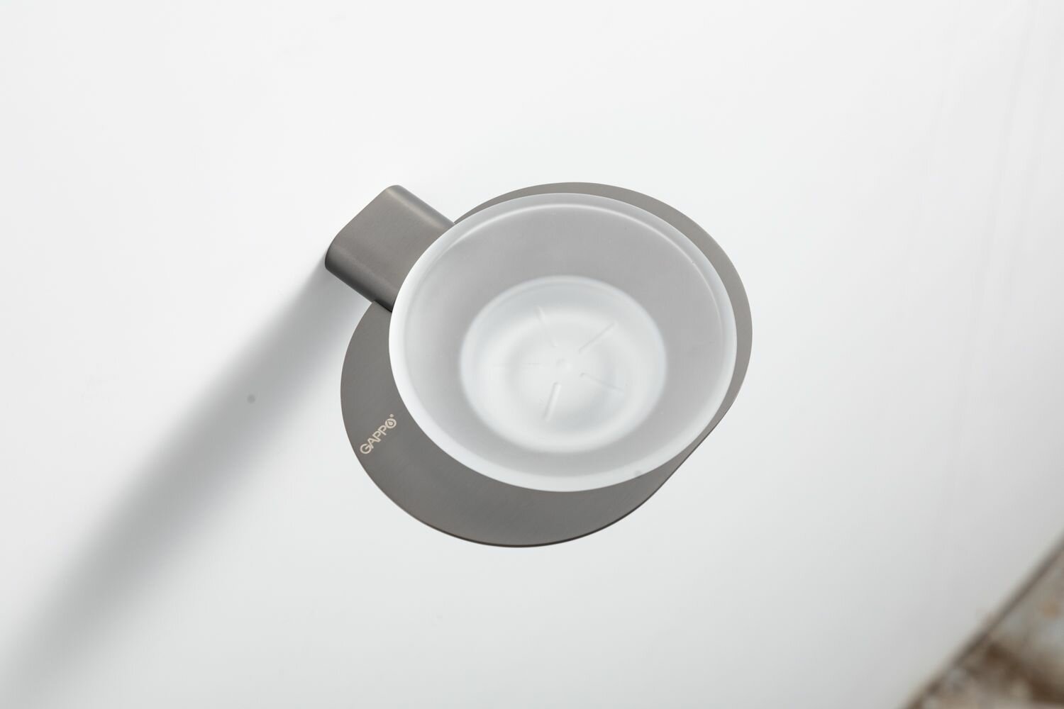 Мыльница стеклянная Gappo G30902-9 оружейная сталь