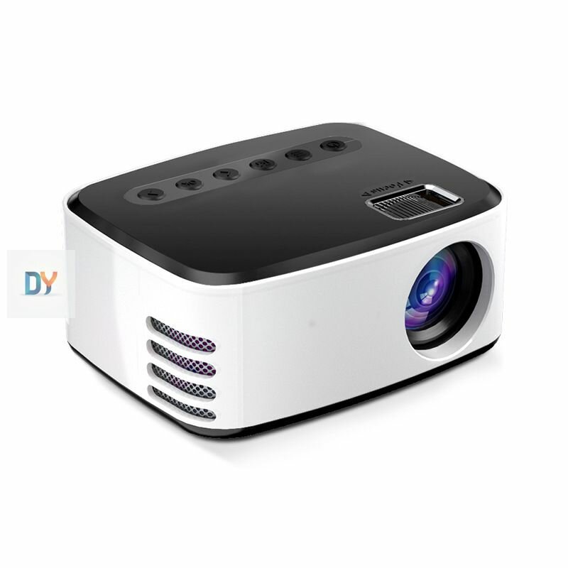 Домашний миниатюрный и компактный проектор T20 поддерживает 1080p, ручная фокусировка