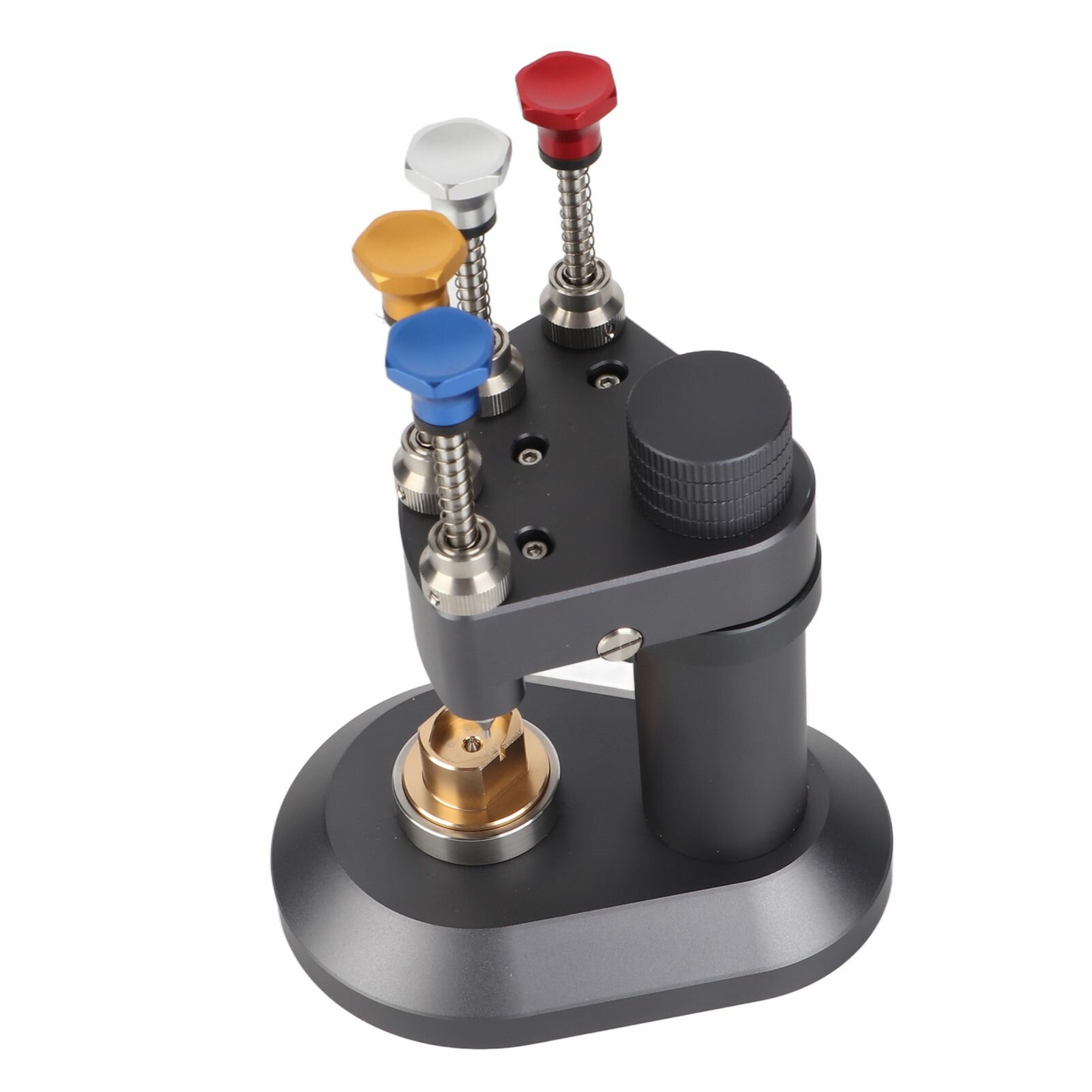 4-контактный автоматический зажим для стрелок часов, высокоточный инструмент для настройки стрелок из алюминиевого сплава для часовщика, 4-контактный монтаж