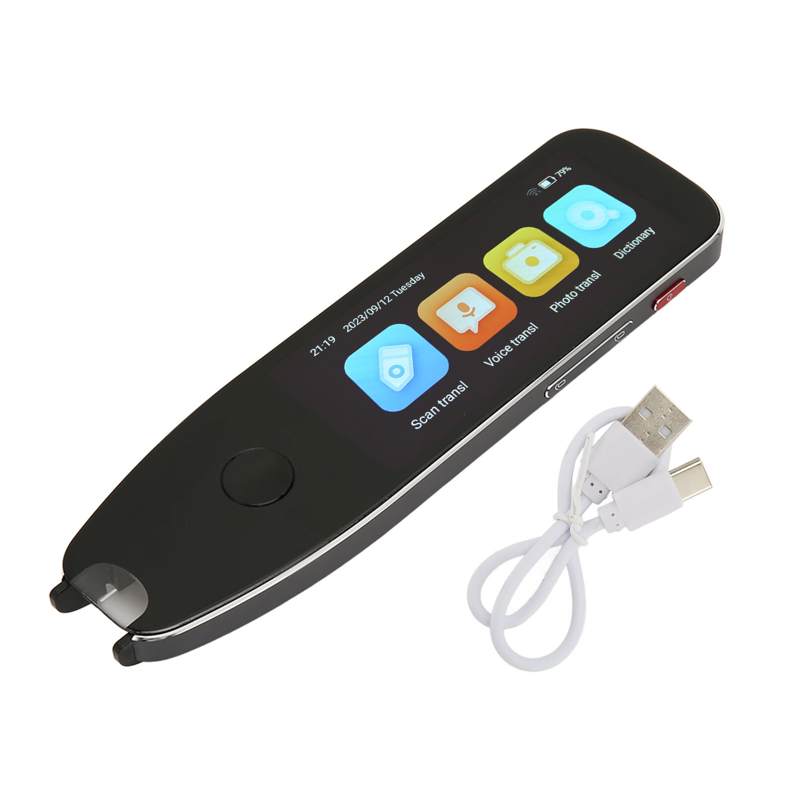 Smart Translation Pen 3.46Inch Touch Ecrece Wi -Fi 134 Онлайн -перевод речи Записывает портативное перевод сканирования ручка