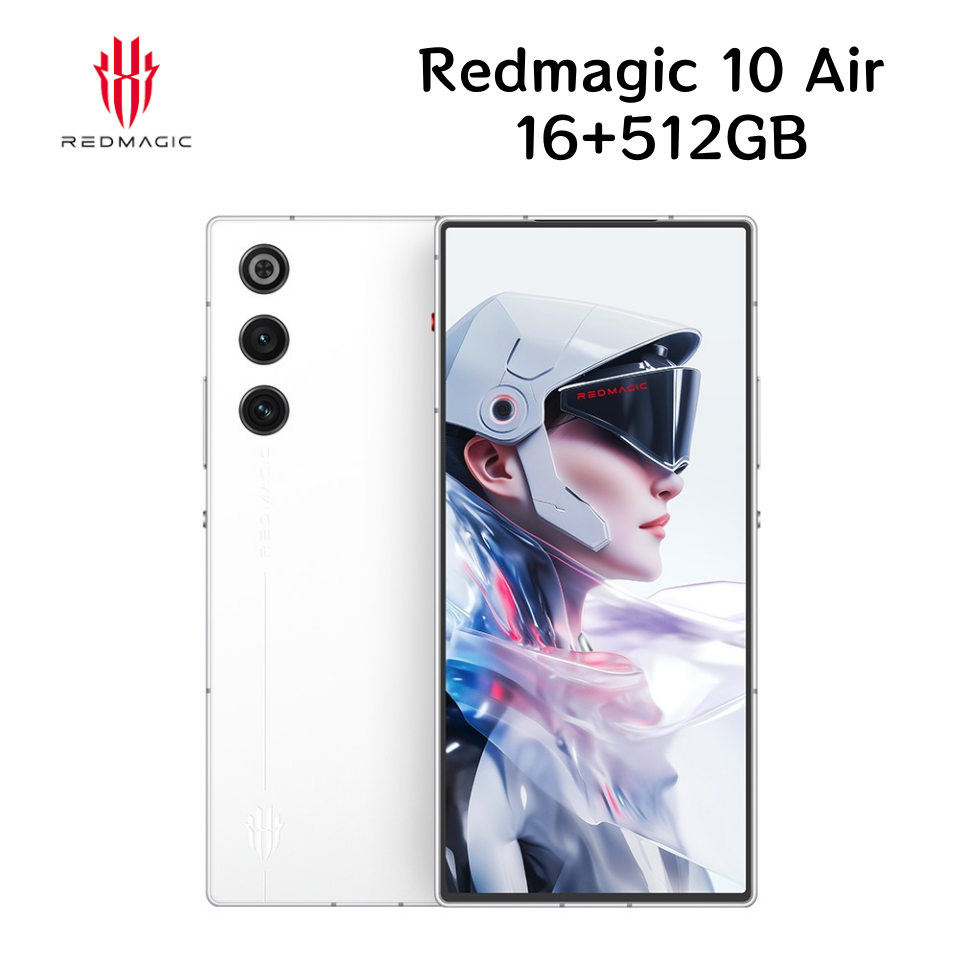 Смартфон Nubia RedMagic 10 Air 16/512, Global, Snapdragon 8 Gen3, Dual Nano Sim, HailStone(белый)