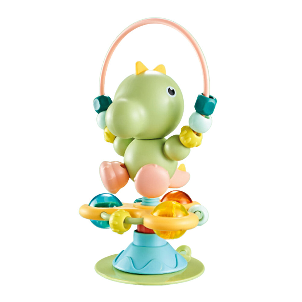 Детские гремучие мультфильм детская погремучная игрушка с всасывающими чашками улучшить младенцы гибкость