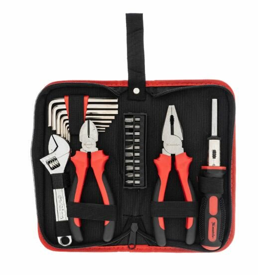 Набор инструментов MATRIX, предметов: 22, сумка органайзер, арт. 13561