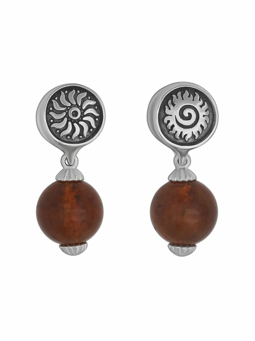 Подвеска, серебро, 925 проба, чернение