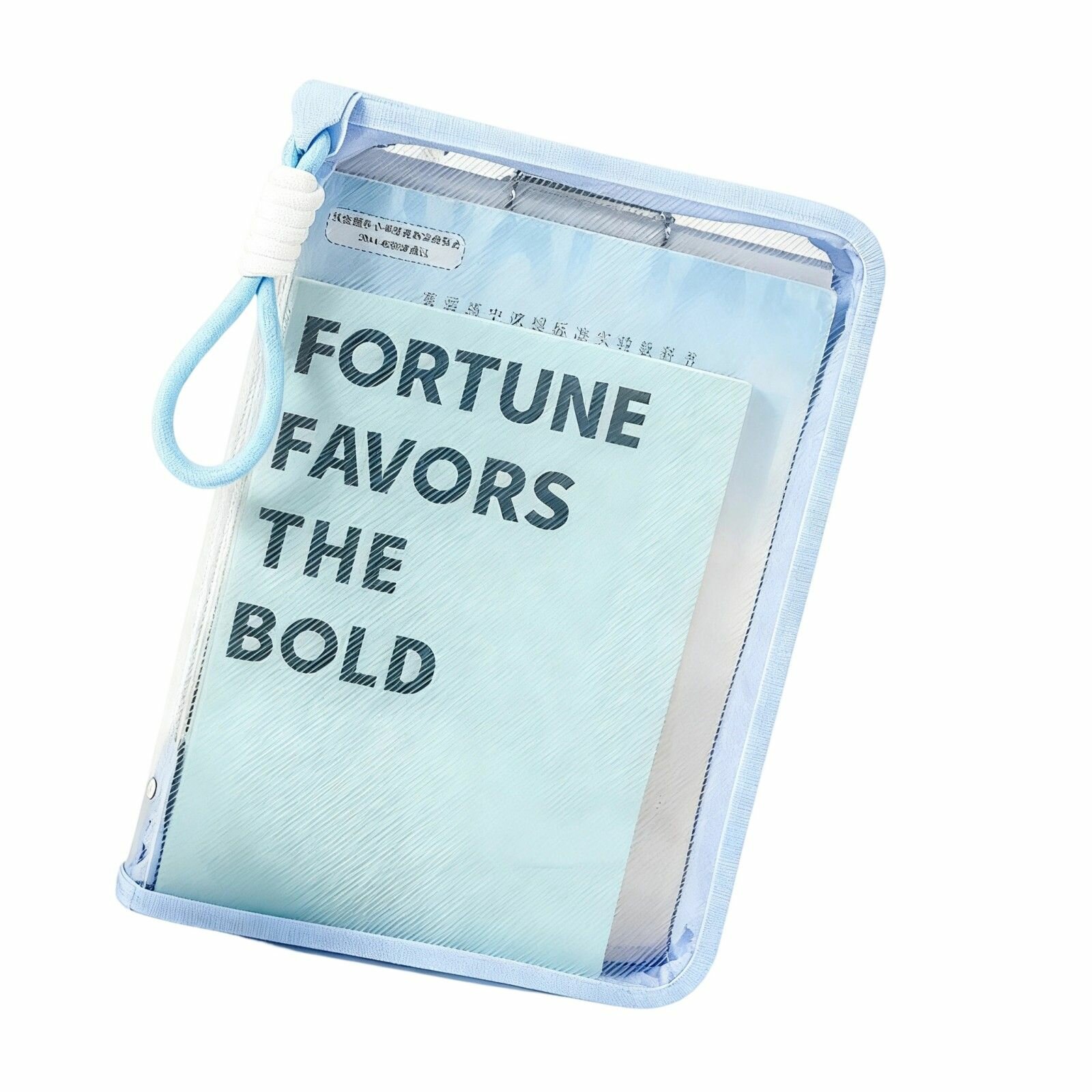 Многофункциональный прозрачный органайзер для документов с ручкой