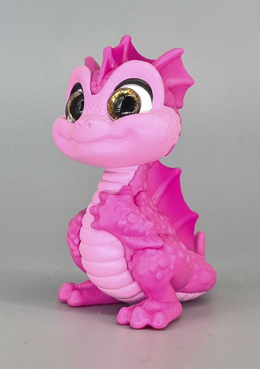 Фигурка дракончик тефи - коллекционная серия Цветные Дракончики PROSTO TOYS Вкусно и точка, 2025 г