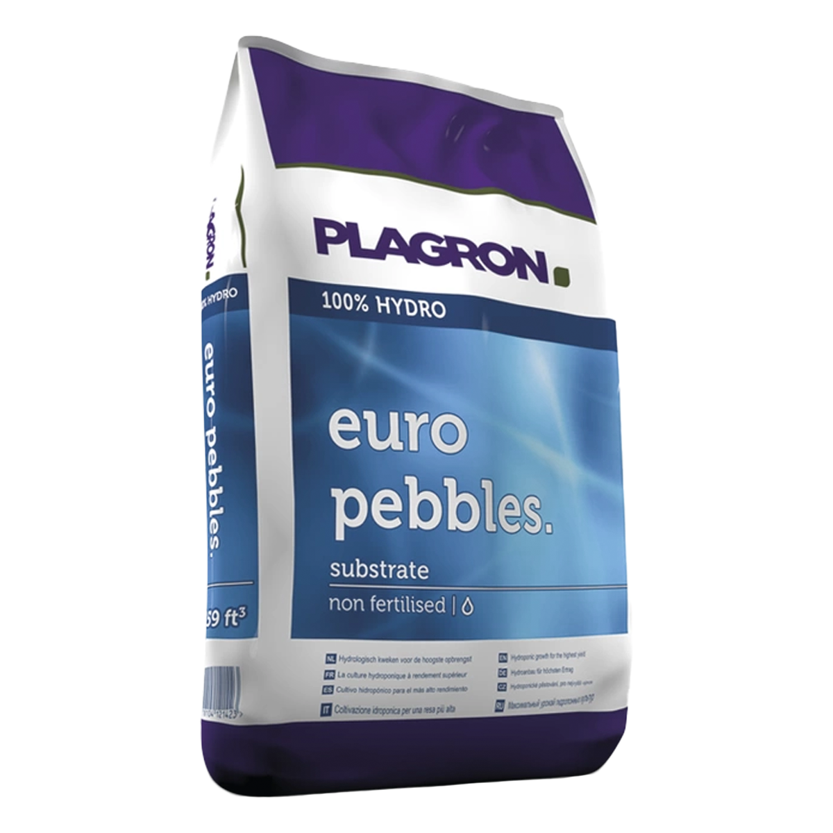 Гидропонный керамзит / Euro Pebbles, 45 л / Plagron